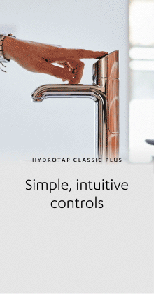 Zip HydroTap Classic Accessibility - filtered boiling and chilled water tap